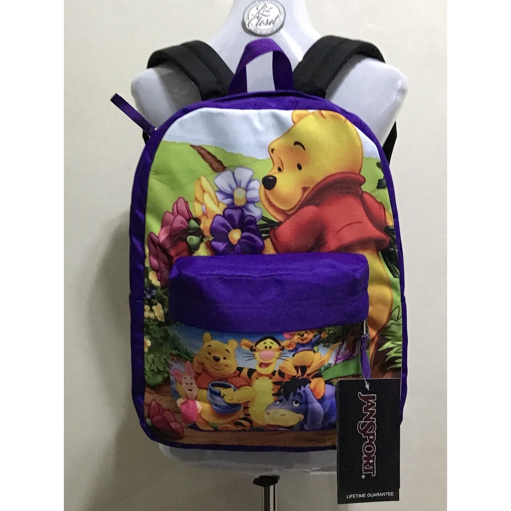 Violet Kids Backpack Bag Character Pooh | Shopee Philippines