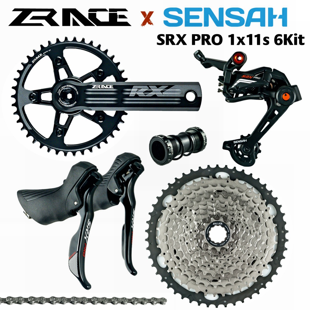 SENSAH SRX PRO 1x11 Speed, 11s Road Groupset, R/L Shifter + Rear ...