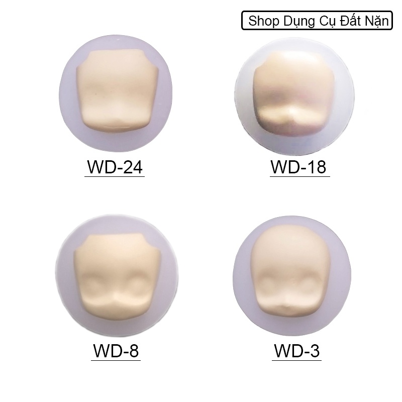 Chibi face silicone mold used to shape clay, modeling clay, cakes ...