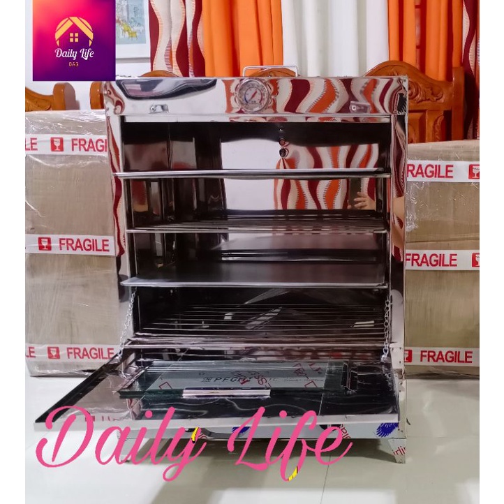 Stainless Gas Type Oven 2,3 & 4 Layers 14x18 inner size | Shopee ...