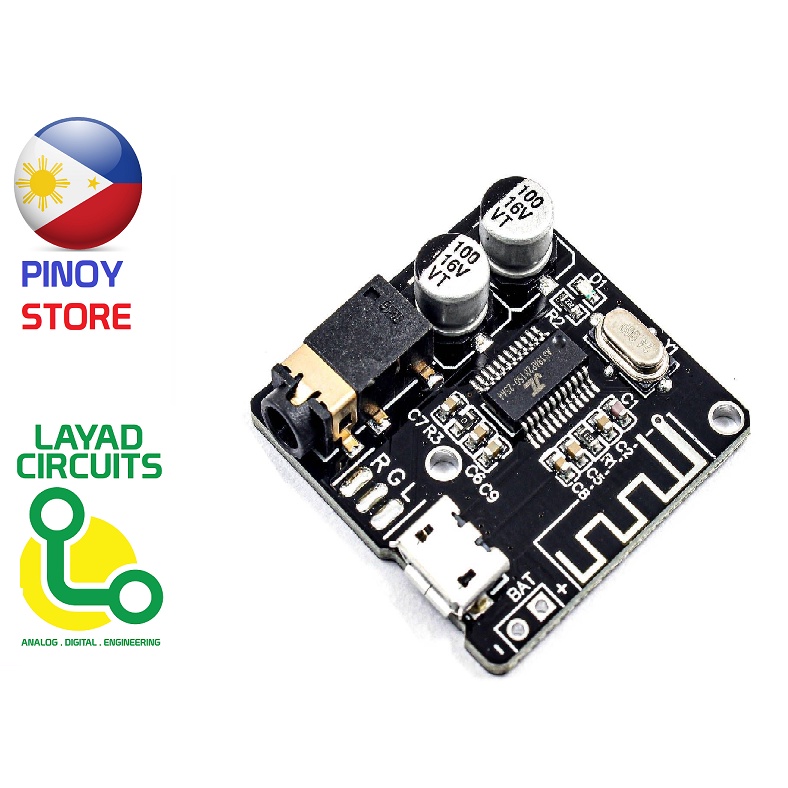 VHM-314 v2.0 Bluetooth Audio Receiver module for DIY electronics or ...