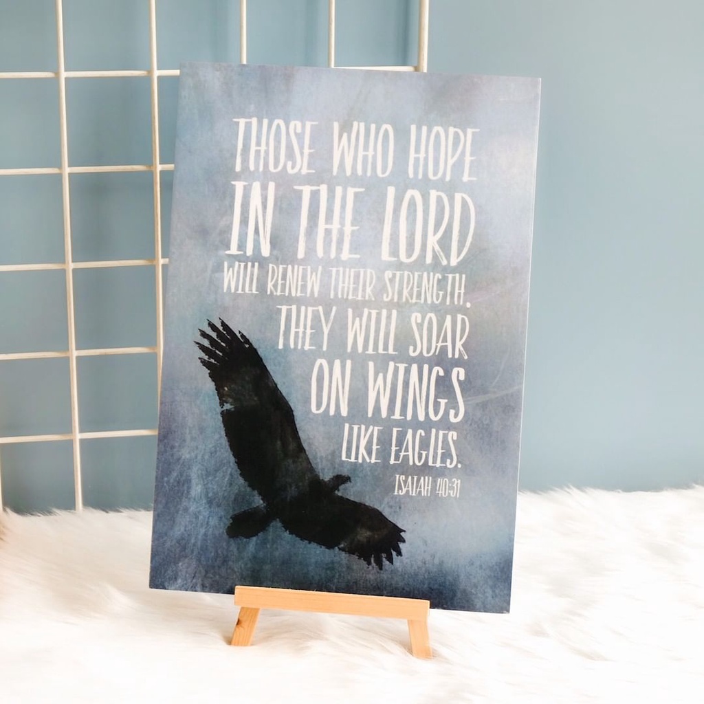 Papemelroti Bible-verse Rectangular Decoposter | Inspirational | Home ...