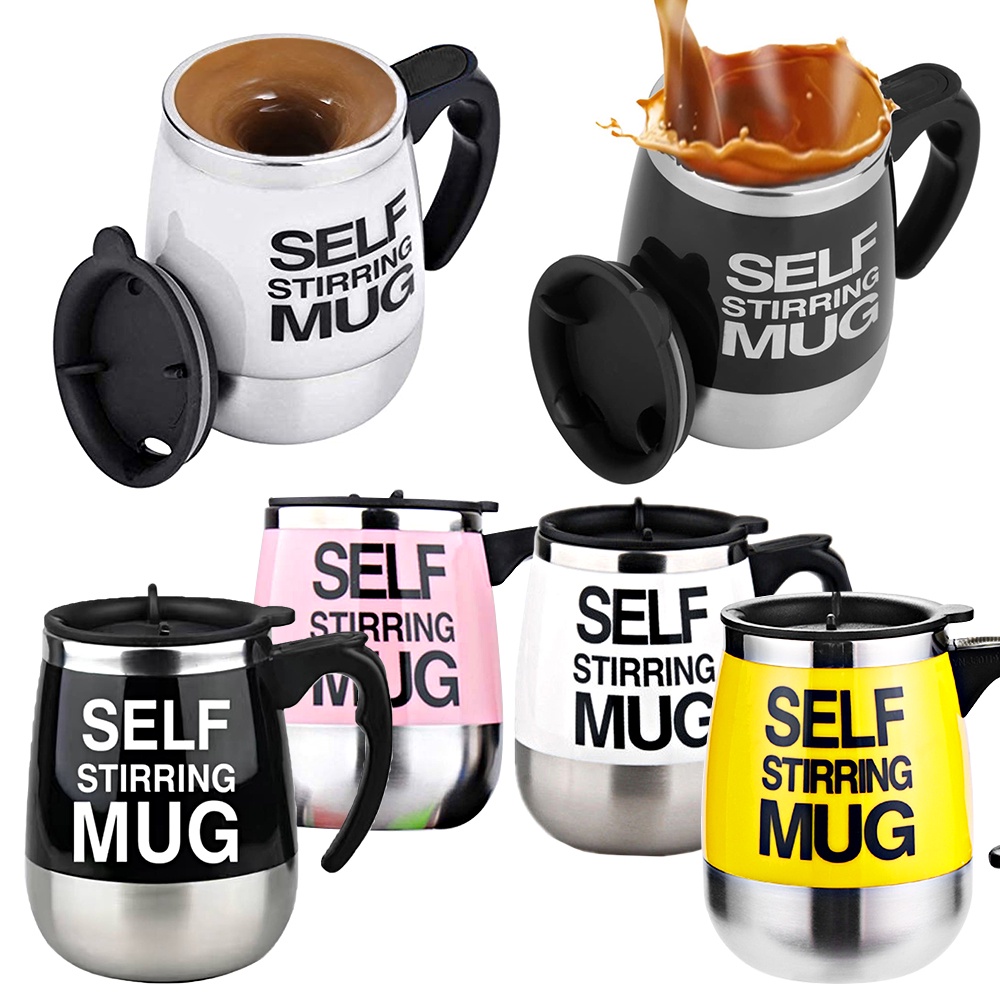 New Automatic Self Stirring Magnetic Mug Creative Stainless Steel ...