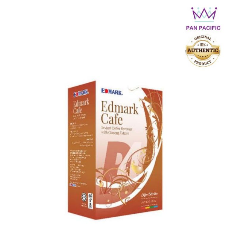 Edmark Cafe Instant Coffee Beverage with Ginseng Extract 360g | Shopee ...