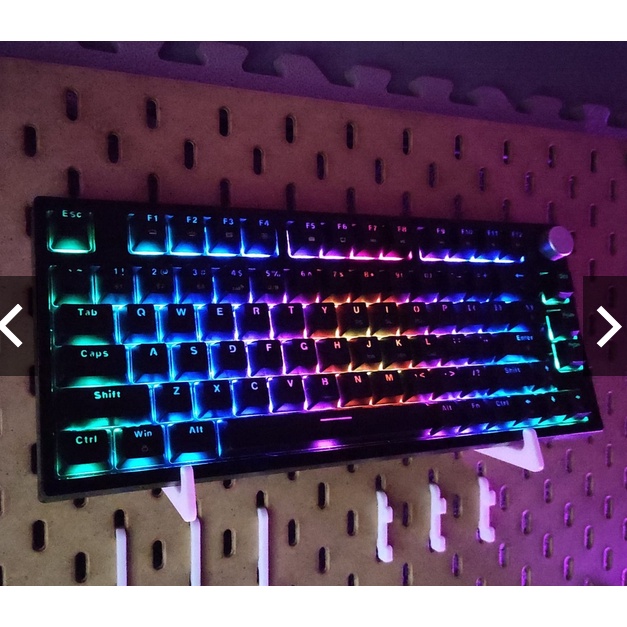 Mechanical Gaming Keyboard Holder/Mount for Pegboard - Compatible with ...