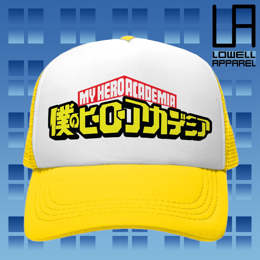My Hero Academia Logo Anime Baseball Mesh Cap - Sublimation | Shopee ...