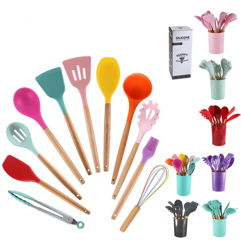 Cooking Tools Kitchen Cookware Set Silicone Utensils Cooking Sets ...