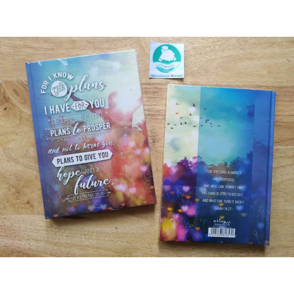 ELIM ART HARDCOVER JOURNAL - Jeremiah 29:11 | Shopee Philippines