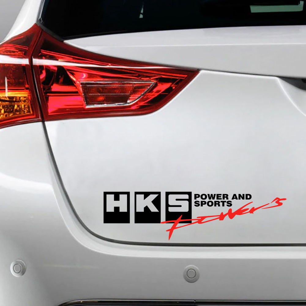 Hks Power and Sports Vinyl Cutting Car Sticker | Shopee Philippines