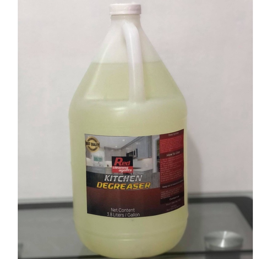 Kitchen Degreaser (Gallon) (Red Cleaning) | Shopee Philippines