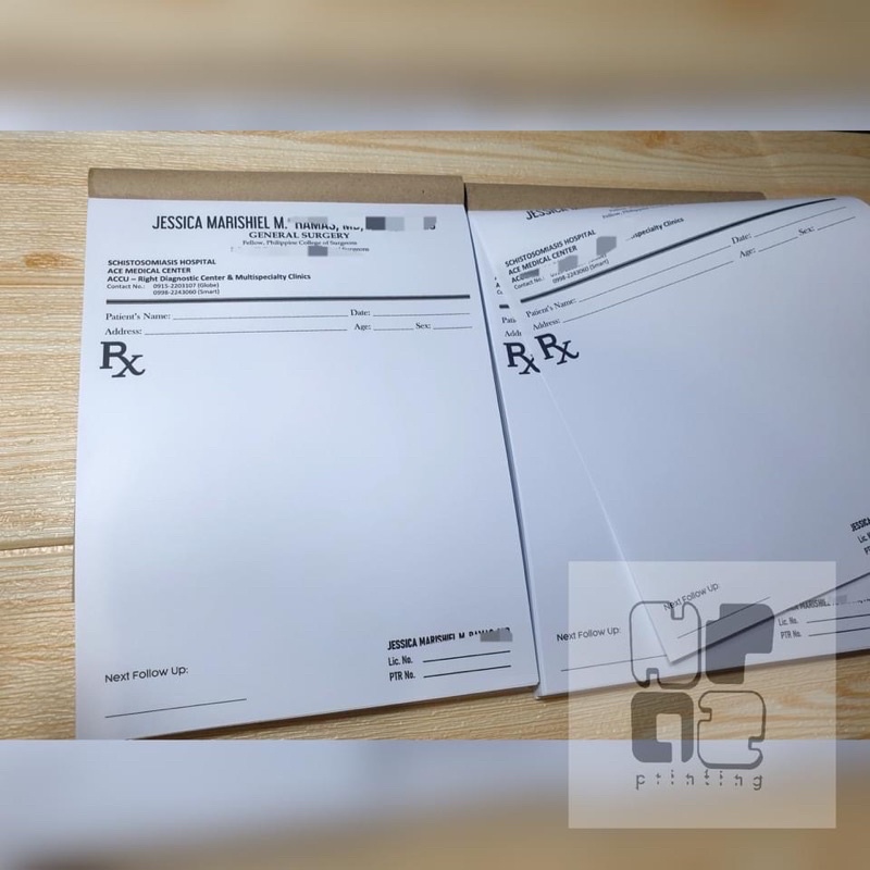 PRESCRIPTION PAD / RX PAD / MEDICAL FORMS AND MEDICAL CERTIFICATE ...