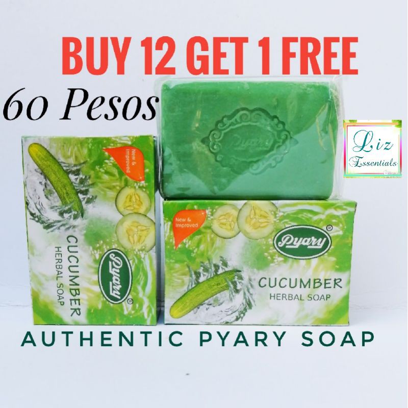 ONHAND!PYARY Cucumber whitening soap (Cash on Delivery) | Shopee ...