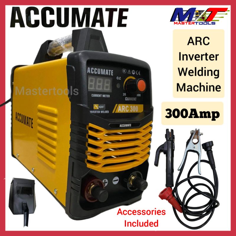 Accumate Arc Inverter Welding Machine 300amp | Shopee Philippines
