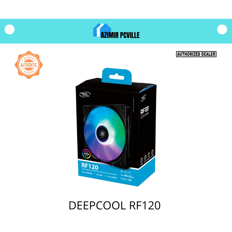 Deepcool RF120 3in1 RGB Chassis Fan with Controller | Shopee Philippines