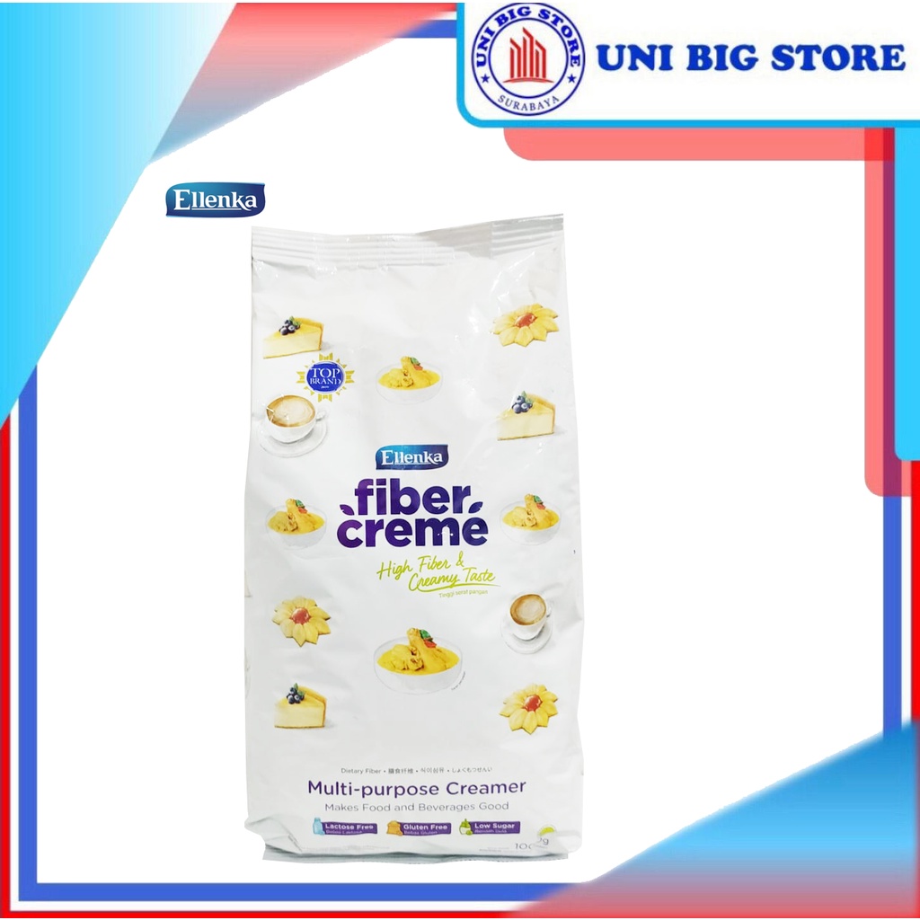 Ellenka Fiber Creme Multi PURPOSE Creamer Pouch 1000 gr 1 kg Coconut ...