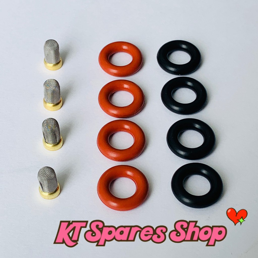 HONDA Injector Repair Kit 1 Set 12pcs Stainless Steel Filter/Upper O ...
