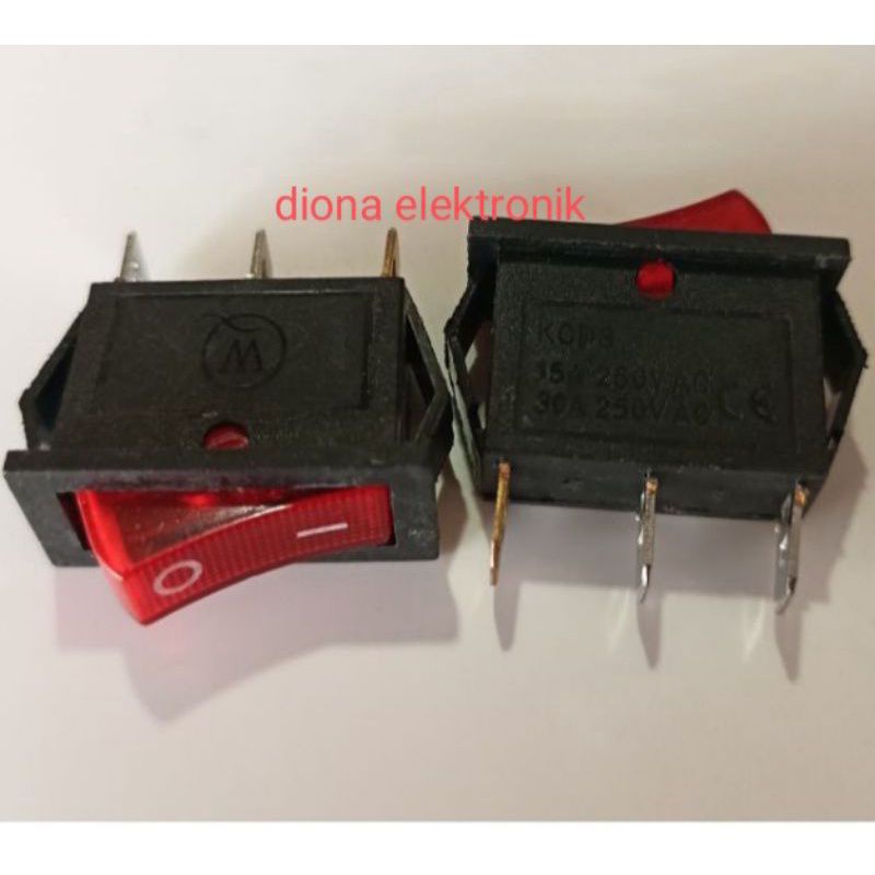 TOMBOL 3 pin thin/flat on off button switch | Shopee Philippines