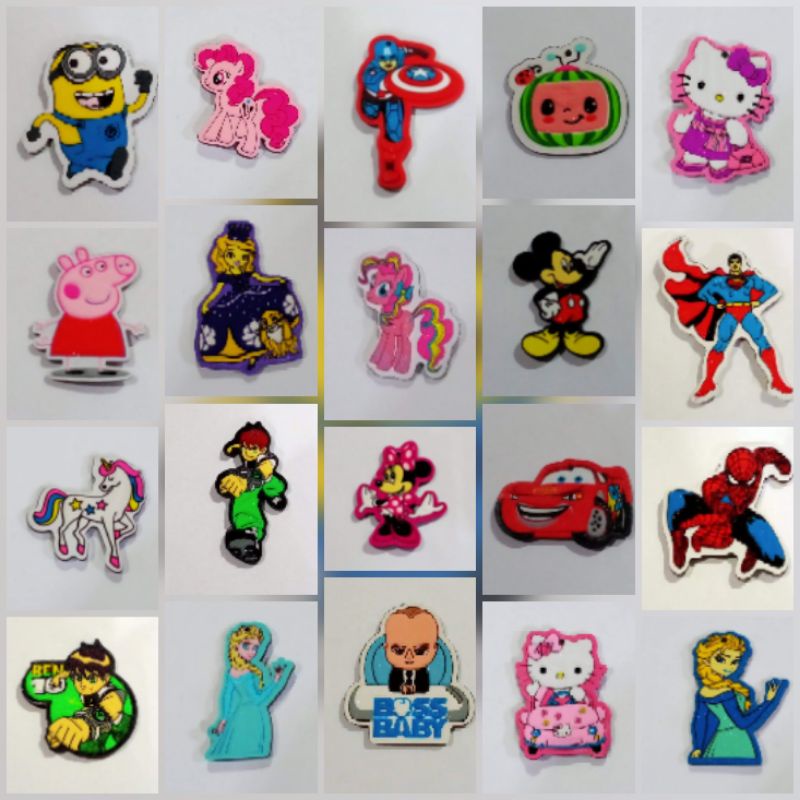 2D Rubber Character for DIY Souvenir Decoration | Shopee Philippines