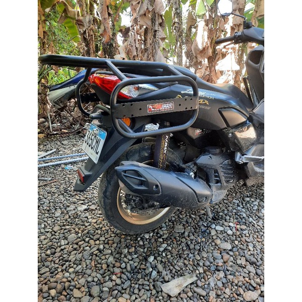 YAMAHA NMAX 155 V2 TOP BOX BRACKET WITH SIDE PANNIER HEAVY DUTY BRACKET ...