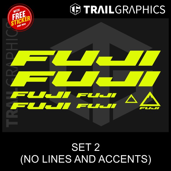 FUJI Vinyl Sticker Decal for Mountain Bike/Road Bike | Shopee Philippines