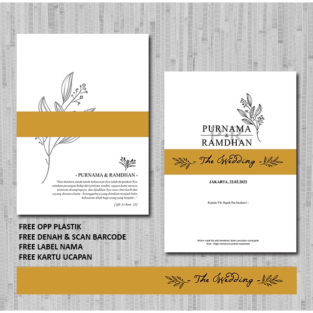 Belt Wedding Invitation | Shopee Philippines