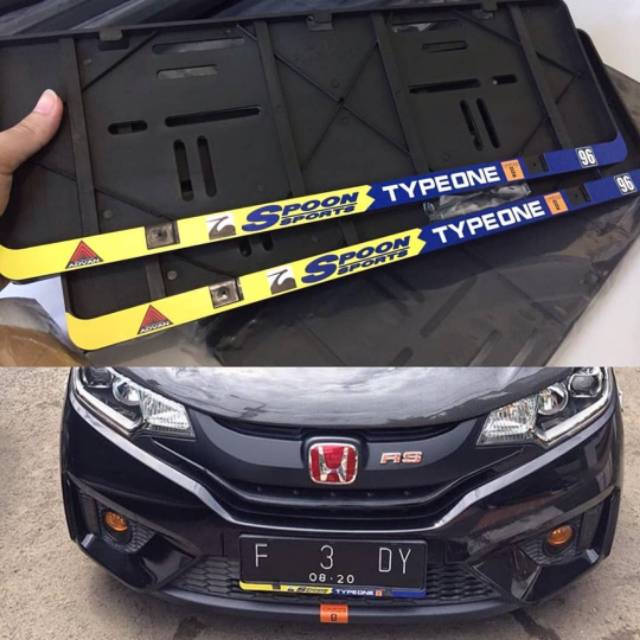Spoon SPORTS car number plate casing | Shopee Philippines