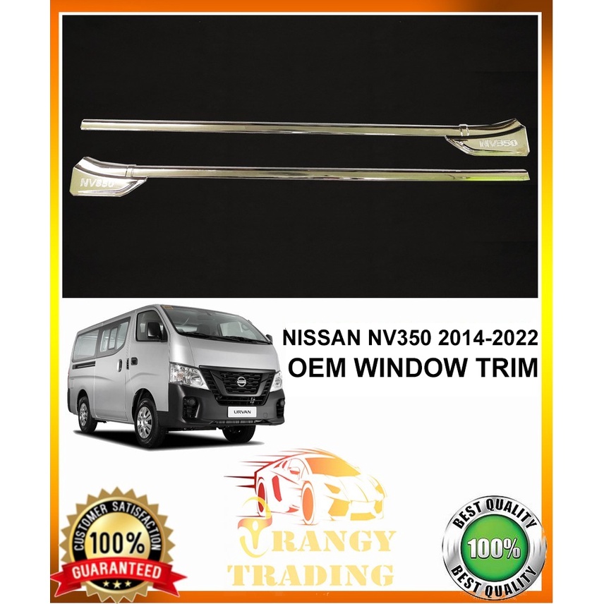 Nissan NV350 2014 to 2023 OEM Window Trim Chrome 2015 2016 2017 2018 ...