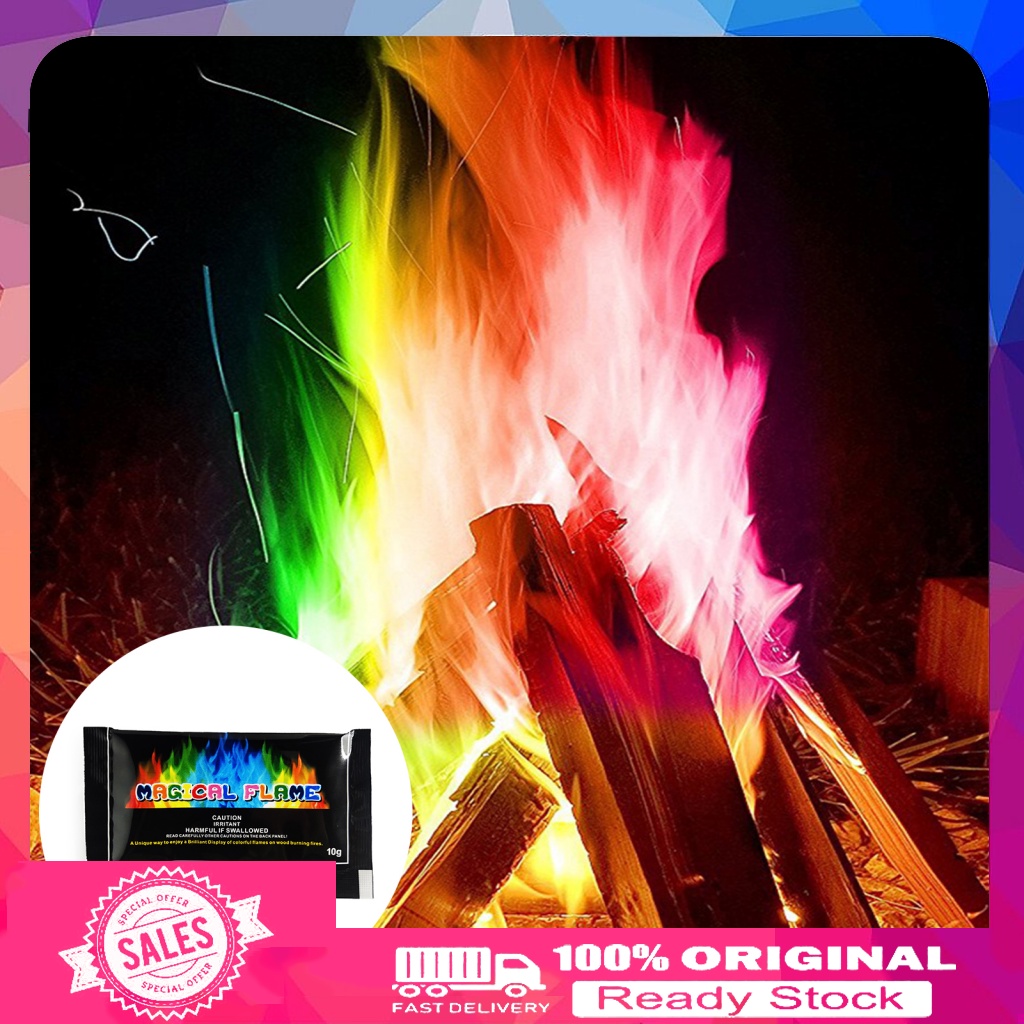 Mini Flame Colorant Powder Fire Pits Campfire Flame Color Changing ...
