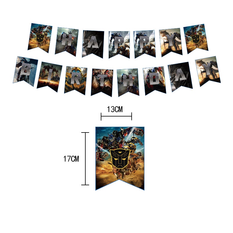 Transformers theme Megatron Bumblebee Optimus Prime Latex Balloons Cake ...