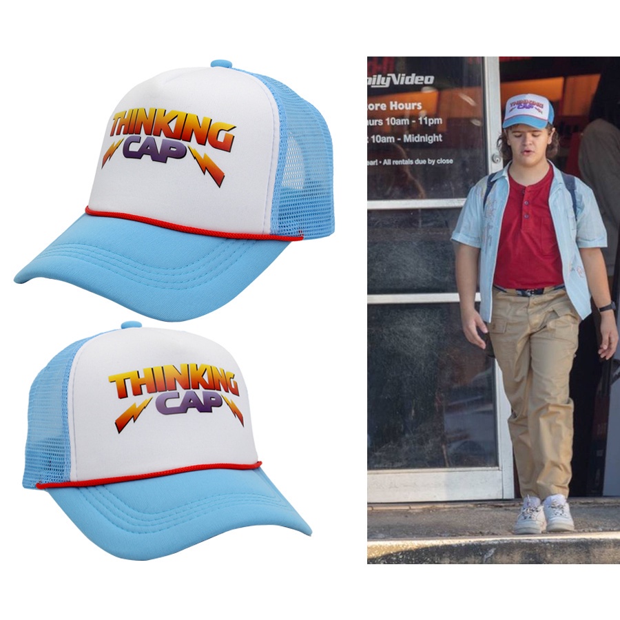 Stranger Things 4 Dustin Baseball Cap party supplies Hats Cosplay ...