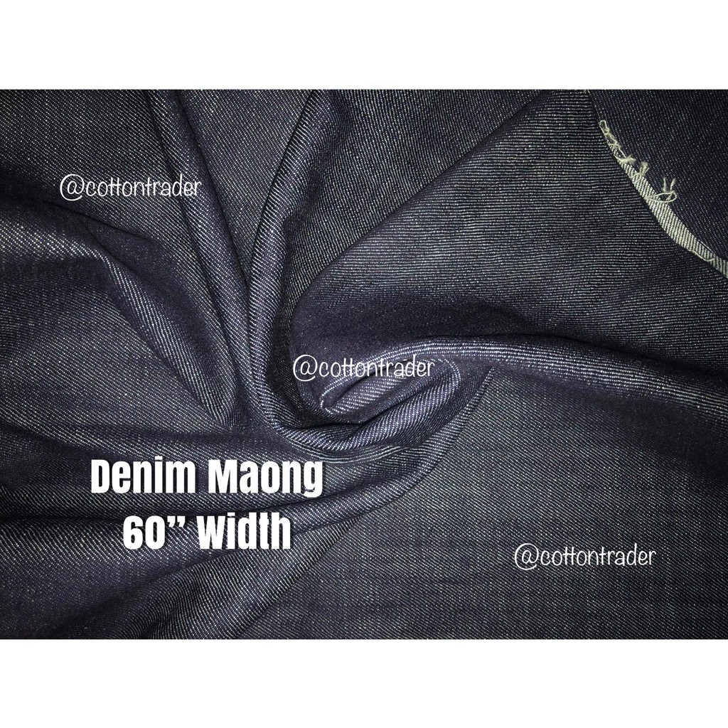 Denim Maong 60" Width TELA/FABRIC ONLY (YARD) | Shopee Philippines