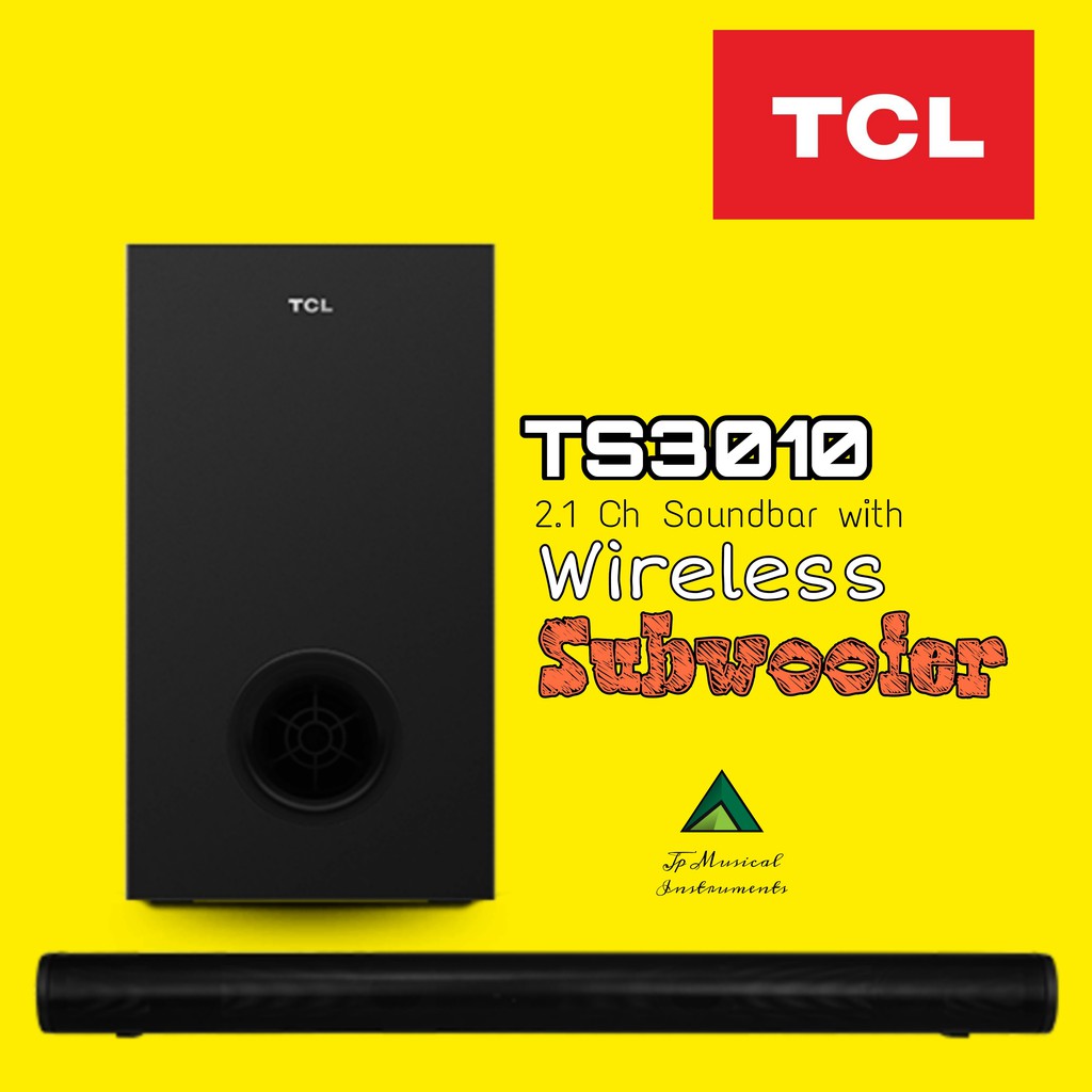 TCL 2.1 Ch Soundbar with Wireless Subwoofer | Shopee Philippines