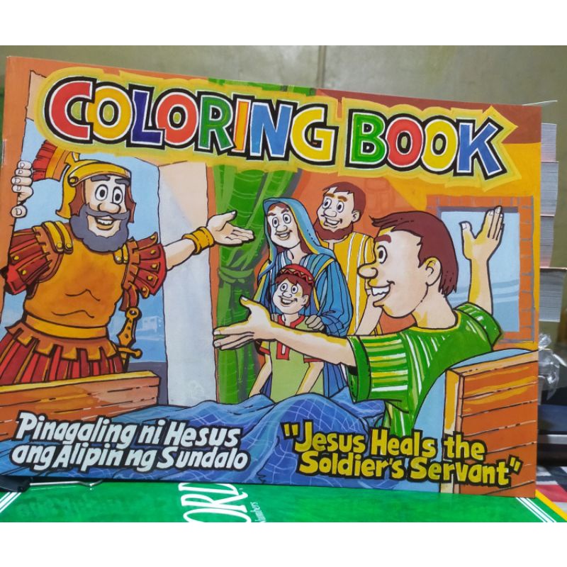 Jesus Heals the soldiers(coloring book) | Shopee Philippines