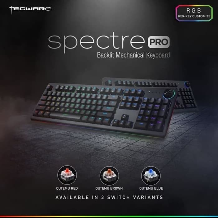 TECWARE SPECTRE PRO RGB MECHANICAL KEYBOARD 104KEYS | Shopee Philippines