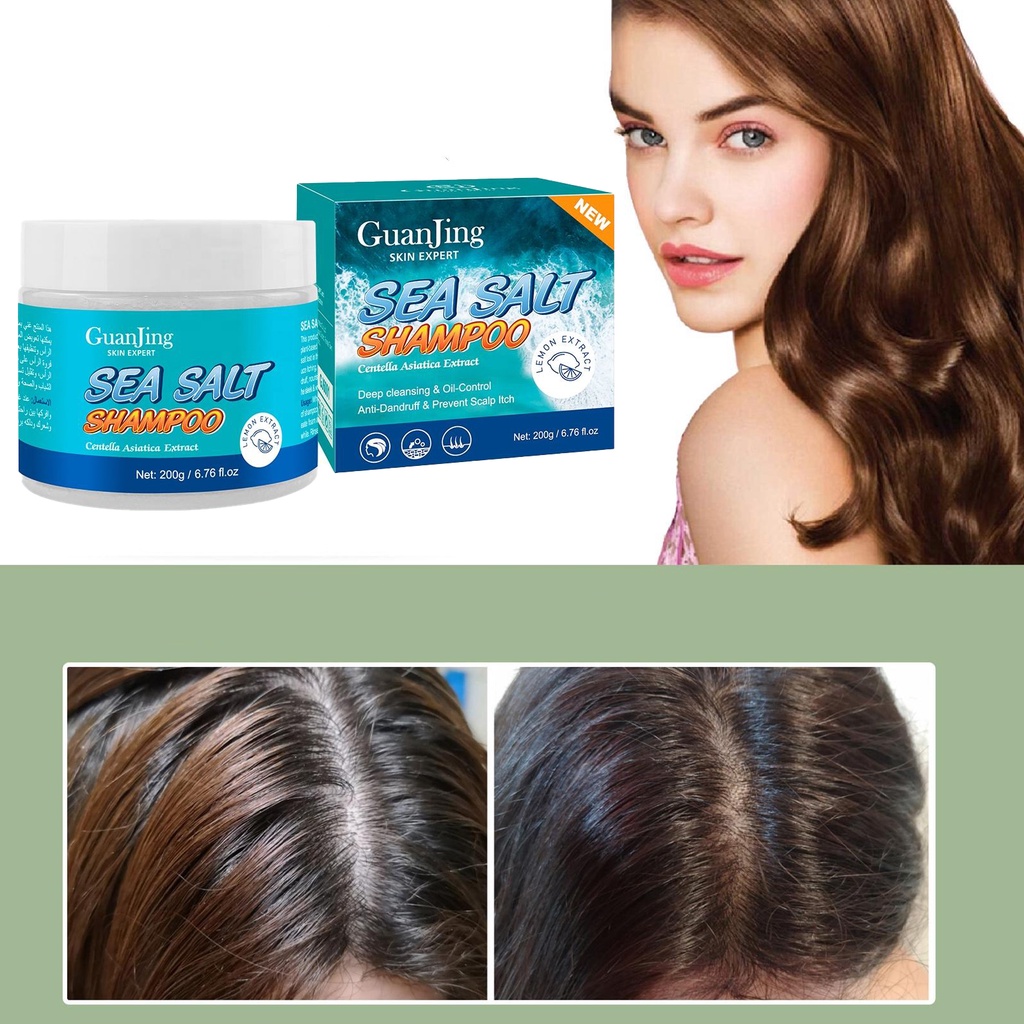 Sea Salt Shampoo Anti Dandruff Hair Treatment Shampoo For Scalp Itching ...