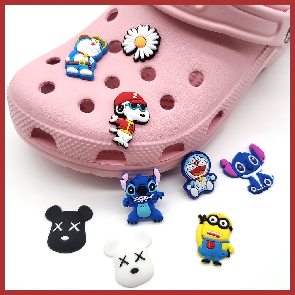 DIY Cute Cartoon Japanese Anime Charms Shoe Decoration Doraemon ...