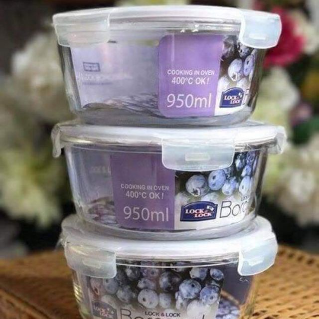 Glass bowl Lock & Lock 950ml | Shopee Philippines