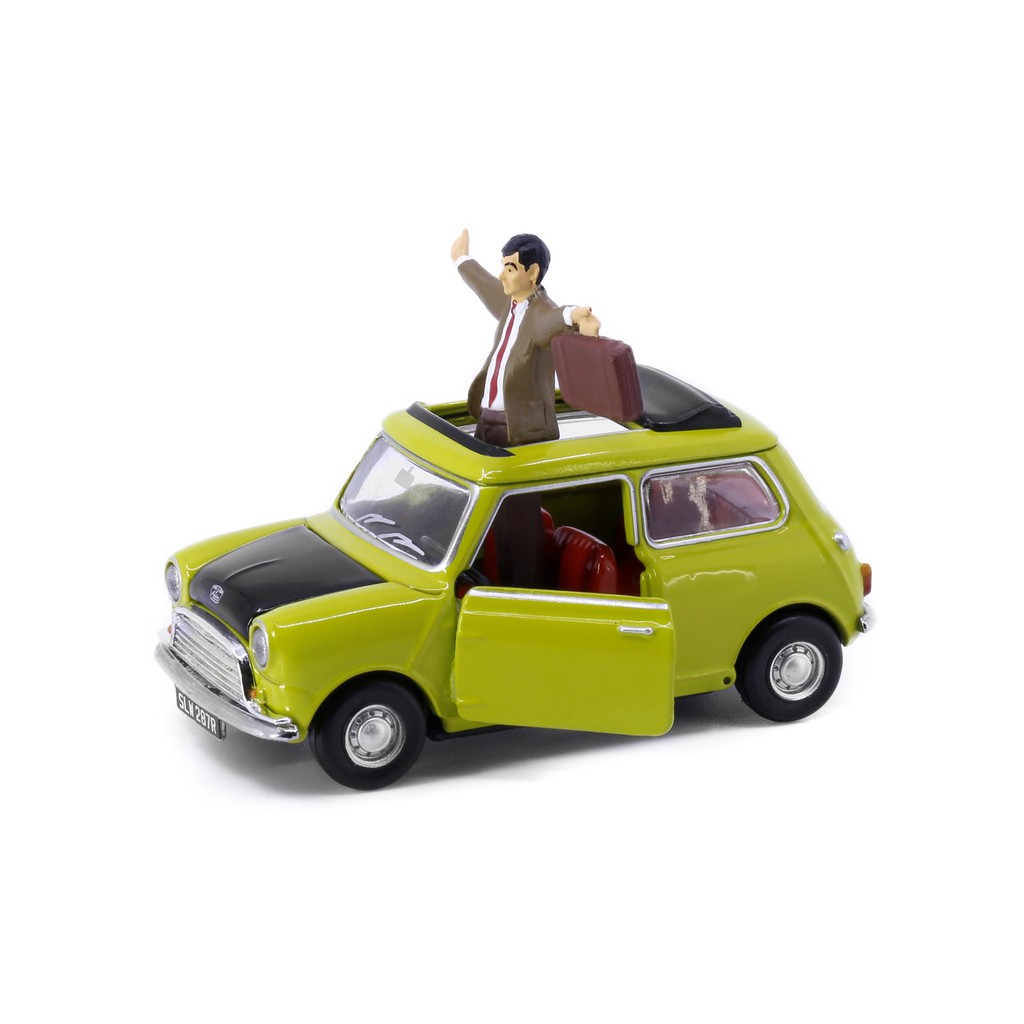 TINY Model Mr. Bean Figure with Mini Cooper 1/50 Set Diecast Car ...