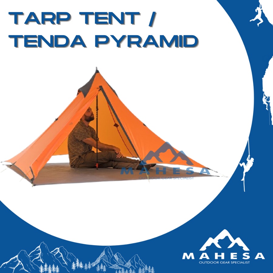 TENDA Tarptent Tarp Tent Pyramid Bushcraft Ultralight Kitchen Camping ...