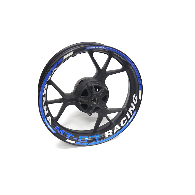 YAMAHA TRACER 700 MT07 Motorcycle Wheel Decals Reflective Stickers Rim ...