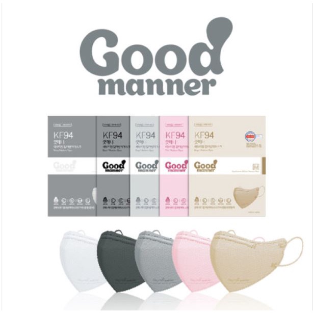 good manner 2d kf94 mask surgical mask kf94 face mask color mask ...