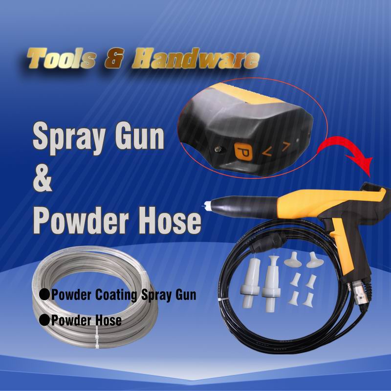 RS-CMYH-401 Manual Electrostatic Powder Coating Sprayer with Powder ...