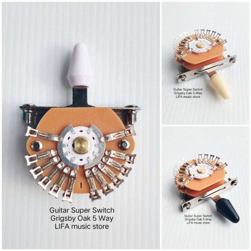 Guitar Super Switch Grigsby Oak 5 Way | Shopee Philippines