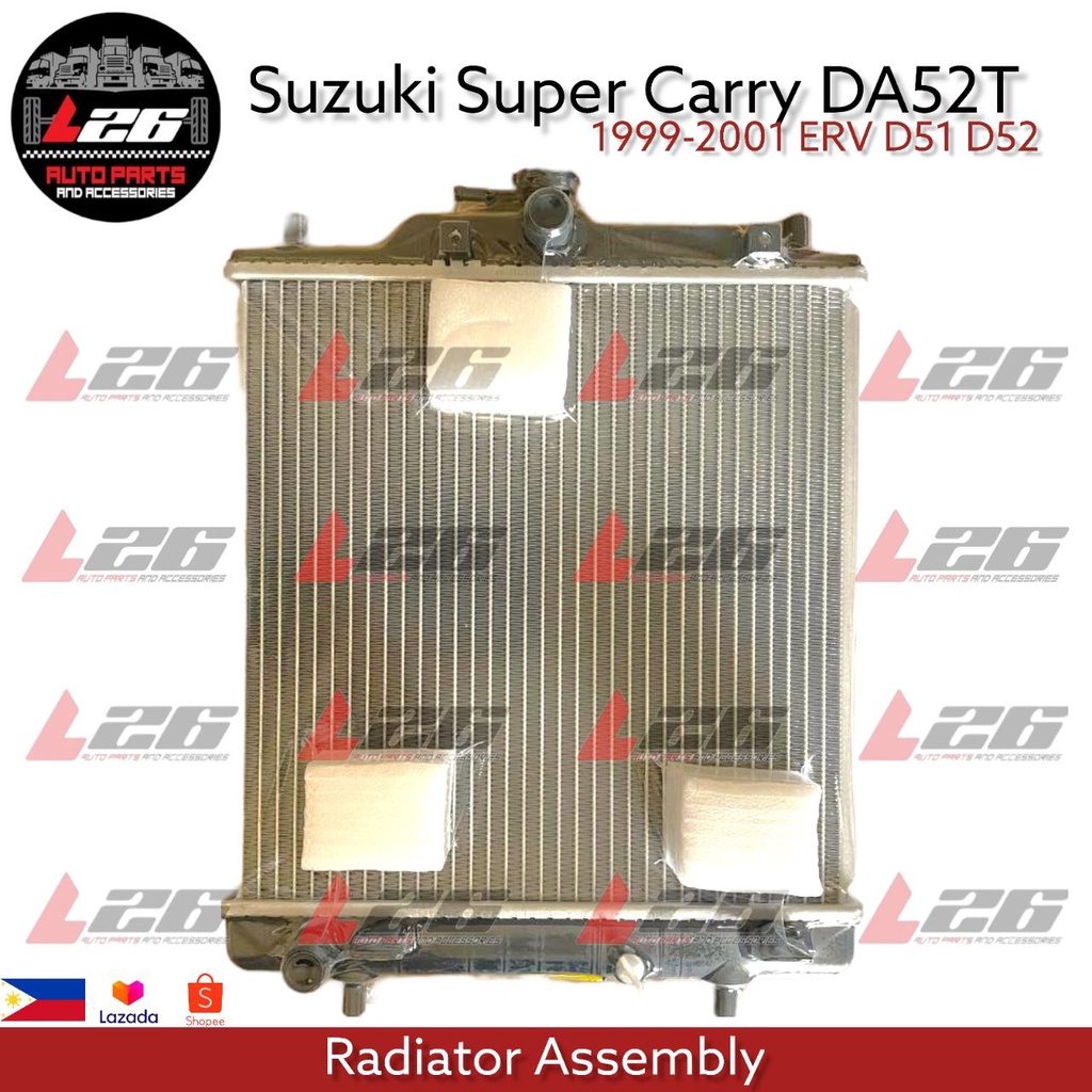 Suzuki Super Carry DA52T Radiator Assembly 3 Stud Medium M/T 350X338 ...