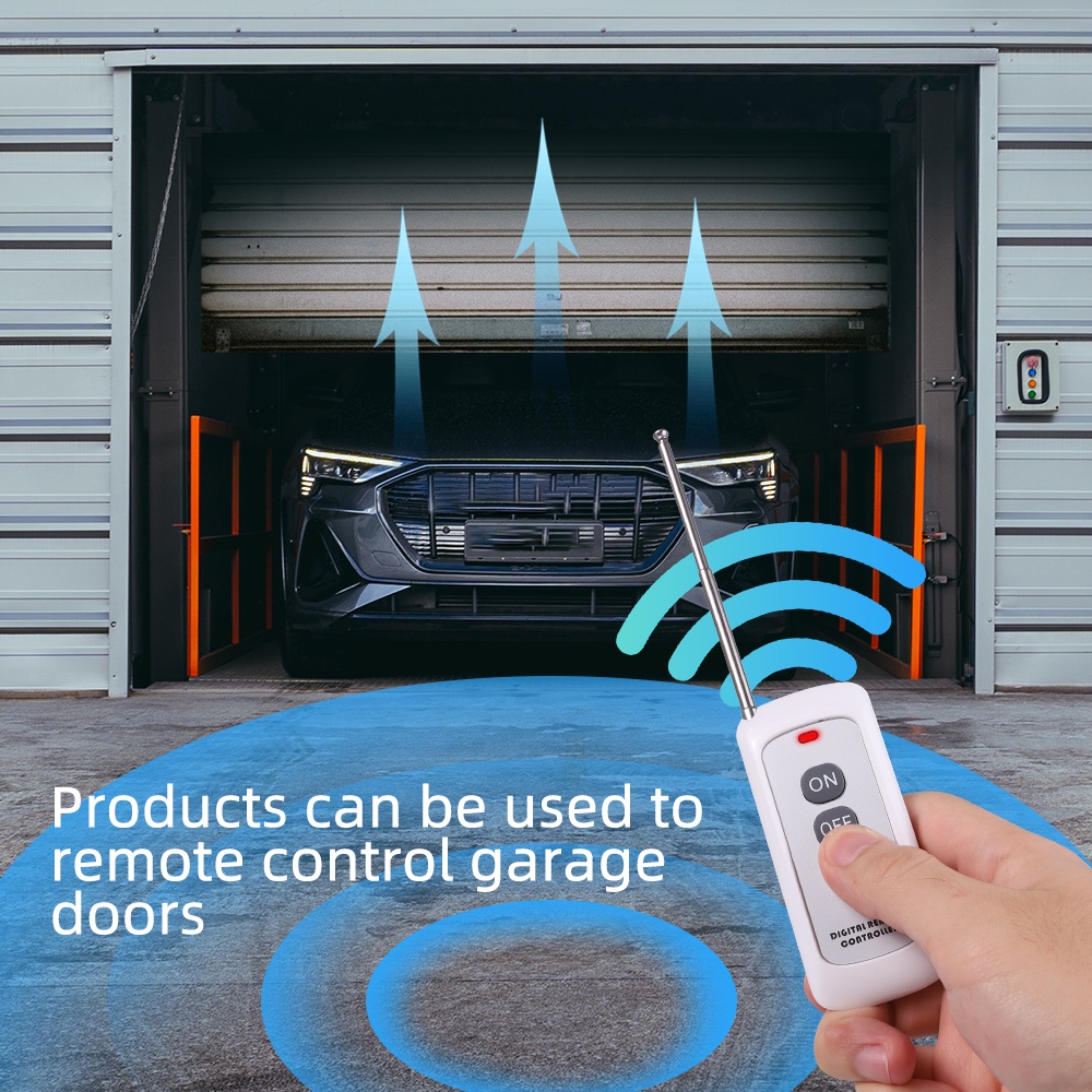 2/4/6/8 Key 433Mhz Button Wireless Remote Control Antenna 1527Mhz ...