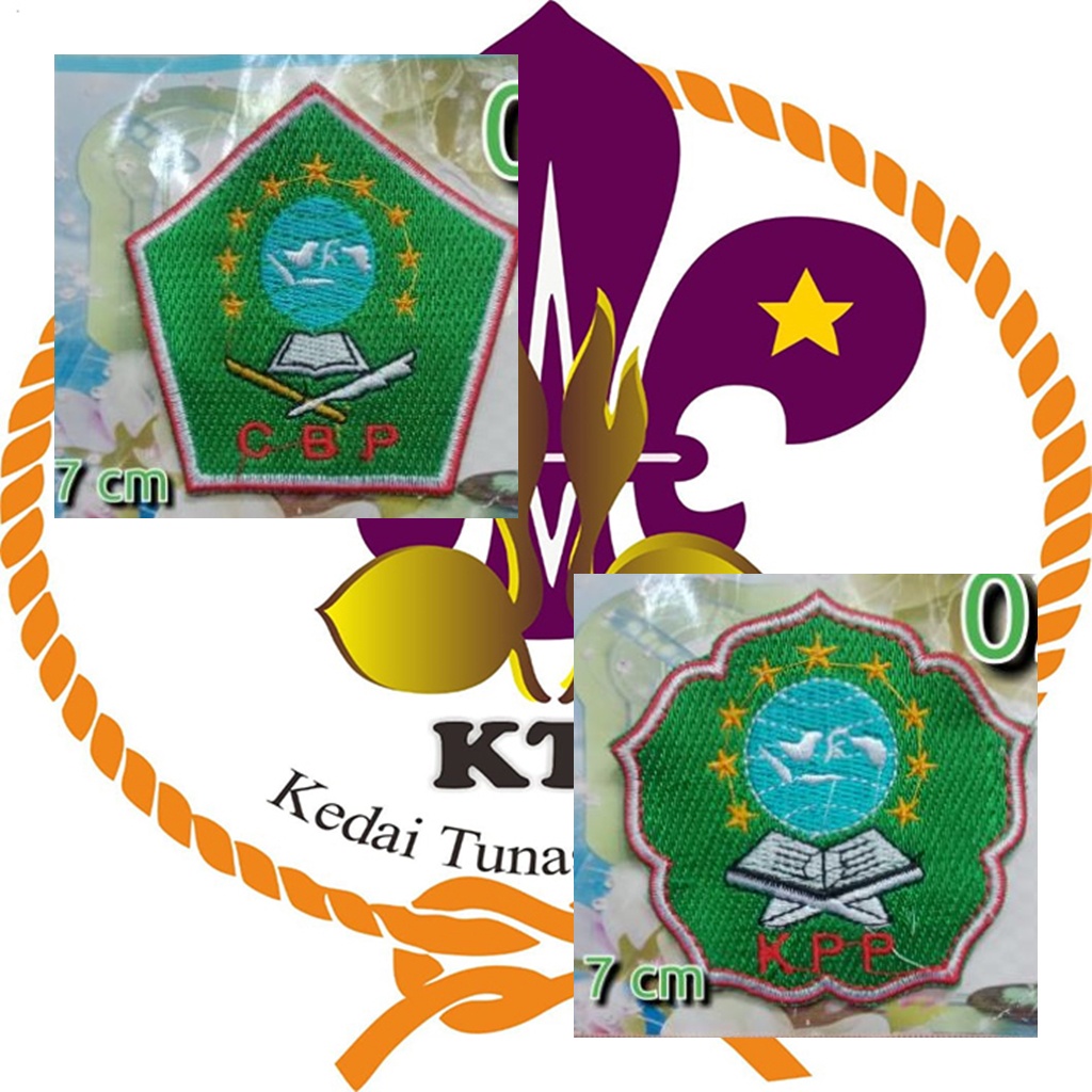 Badge Bed Bet Embroidery Logo CBP KPP Corp Brigade For Women's Student Corps Development ...