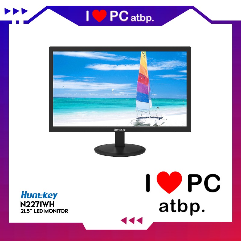 Huntkey 21.5” LED Monitor (N2271WH, TN, VGA/HDMI) | Shopee Philippines