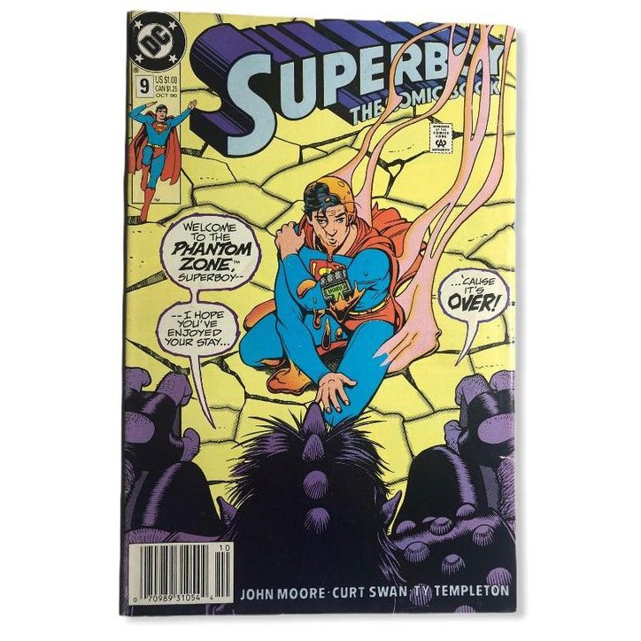 Superboy 9 DC Comic Book Printed 1990 Cover by Kevin Maguire and ...