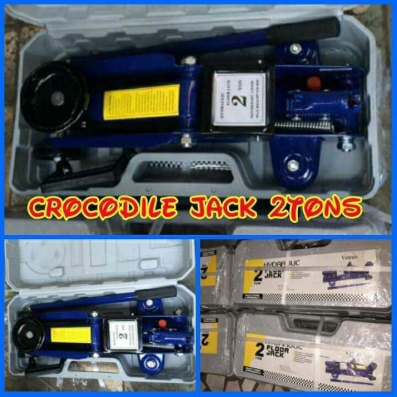 Hydraulic Jack Crocodile Jack 2tons | Shopee Philippines