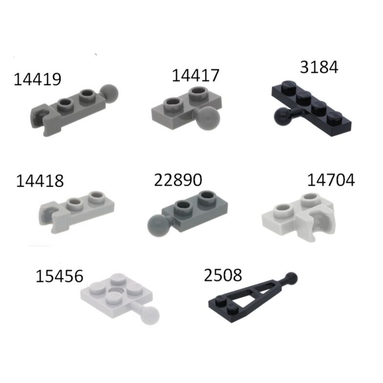 Compatible With Lego Small Particle Building Blocks Joint Parts Series ...
